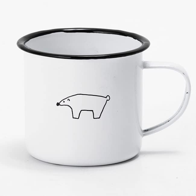 Amazon.co.jp: AXCIS アクシス ホーローマグ しろくまマグカップ : ホーム＆キッチン