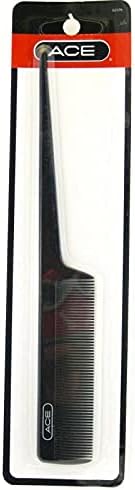 Amazon.com : Ace Teasing Tail Comb 8" Black - 2 Pack : Hair Combs ...