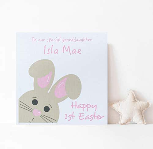 Personalised 1st Easter card for Daughter, Granddaughter, Goddaughter ...