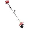 Amazon.com : Mini Tiller Cultivator 42.7CC 2 Stroke Gas Tiller Handheld ...