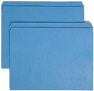 Amazon.com : Smead Colored File Folder, Straight-Cut Tab, Letter Size ...