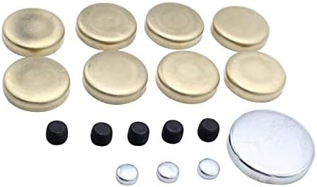 1 SET 22 Pieces Brass Freeze Frost block Plugs Kit Fits for Small Block ...