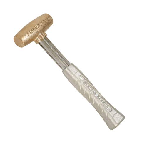 American Hammer AM3BZAG Bronze Alloy Non-Marring Industrial Hammer, 3 ...