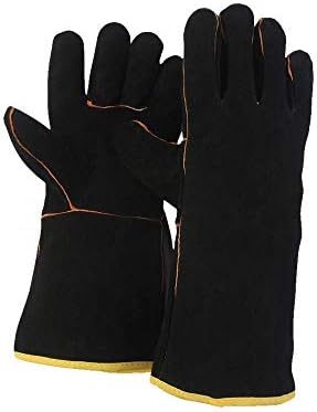 FZTEY Heat Resistant Fire Proof Guant, Welding High Temperature Gloves ...