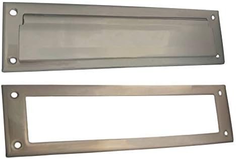 Mail Slot Stainless Steel Satin Color | Outer Size 13 X 4 inches ...