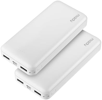Amazon.com: Miady Portable Charger, 2-Pack 20000mAh Battery Pack PD 22 ...