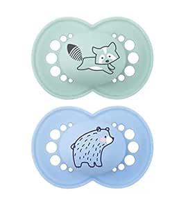 Amazon.com : MAM Original Matte Baby Pacifier, Nipple Shape Helps ...