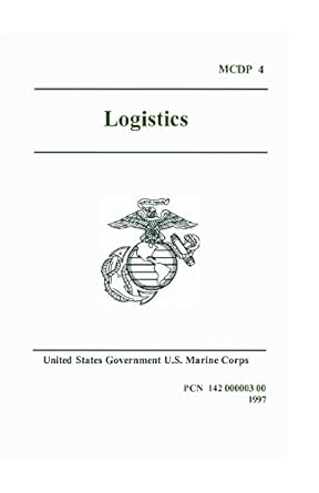 Marine Corps Doctrinal Publication MCDP 4 Logistics 1997: US Government ...