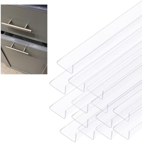 14 pcs Plastic Edge Guard 16.5” Length Clear Plastic Slip On Cabinet ...