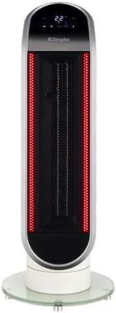 Dimplex MAXAIR25W 2.5kW MaxAir Hot and Cold Ceramic Tower Heater with ...