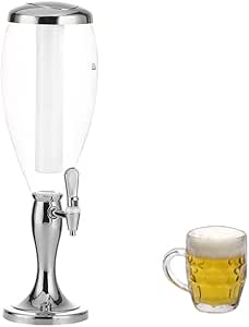 Amazon.co.jp: Catonlifer 1.5L Beer Tower Dispenser, Tabletop Beer Tower ...