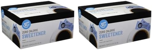 Amazon.com: Amazon Brand - Happy Belly Zero Calorie Blue Aspartame ...