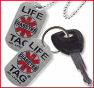 Amazon.com: LIFETAG Dog Tag & Key Chain Medical ID Set Free Standard ...