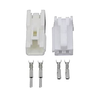 Wiring Connecting Terminals - 2 Pin PA66 Female and Male Auto Wire ...