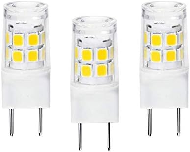 3-Pack G8 LED Bulb GY8.6/T4 Bi-pin Base 3W 30W Halogen Replacement Bulb ...