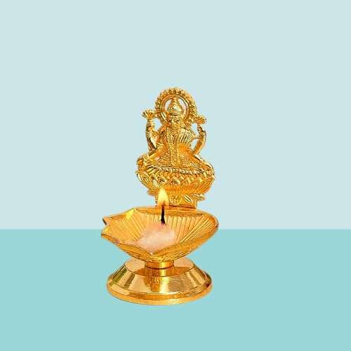 Buy Purti Impex Laxmi Ganesh Idol Decorative Diya Laxmi Ganesha Murti ...