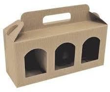 3 Jar Gift Box - Medium - for Standard Jam Jars - Natural (Pack of 3 ...