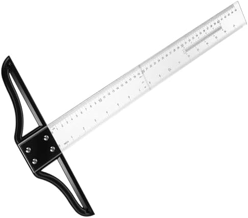 Amazon | NUOBESTY T字型定規 T定規 読み取りやすい目盛り 正確測定 Diy向け 建築 木工 製図作業用 | メジャー・巻尺