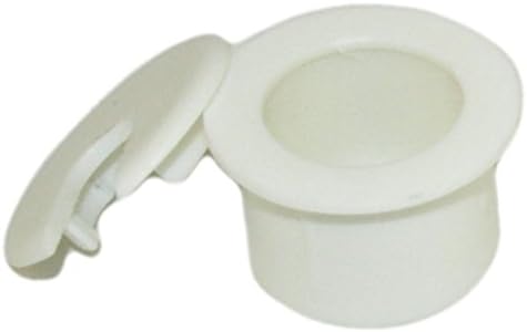 Amazon.com: MyCableMart 1"" Cut-Hole Size White Round Wire Management ...