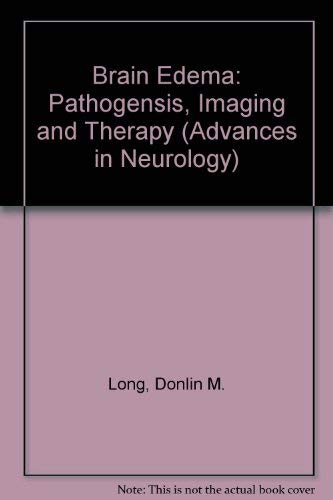 Amazon | Brain Edema: Pathogenesis, Imaging, and Therapy (Advances in ...