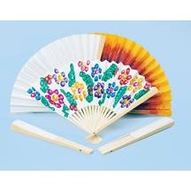 Amazon.com: Colorations FANS Fantastic Blank Paper Fans (Pack of 12 ...