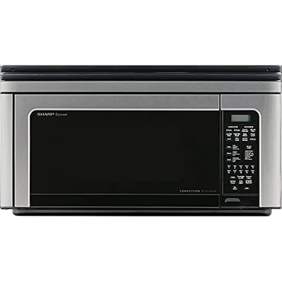Sharp 1.1 Cu. Ft. 850W Over-The-Range Convection Microwave Oven ...
