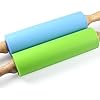 Amazon.com: Silicone Rolling Pin, 11.4 Inch Blue Rolling Pin with ...