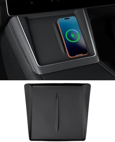 Amazon.com: Black Center Console Silicone Mat for Tesla Model Y Juniper ...