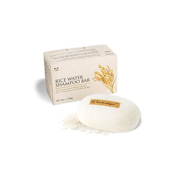 mimosu Hair Growth Shampoo Bar, 2-in-1 Fermented Rice Water Shampoo and ...