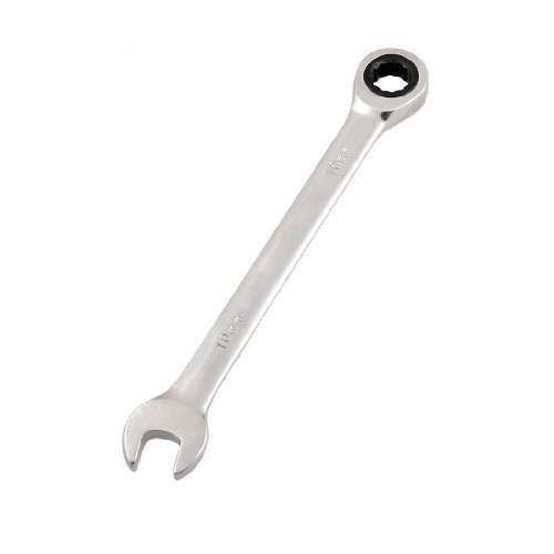 Metric 10mm Dual Open Ended Ratchet Combination Spanner Wrench 15cm ...