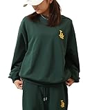・ブランド:1111clothing(ワンフォークロージング)・商品名：LA ロゴ刺繍 ルーズスウェット・■カラー：GREEN・■サイズ：L・※パンツは別売りです。・着用シーン：ストリート系やカジュアルスタイルに合わせやすく、メンズ・レディ...