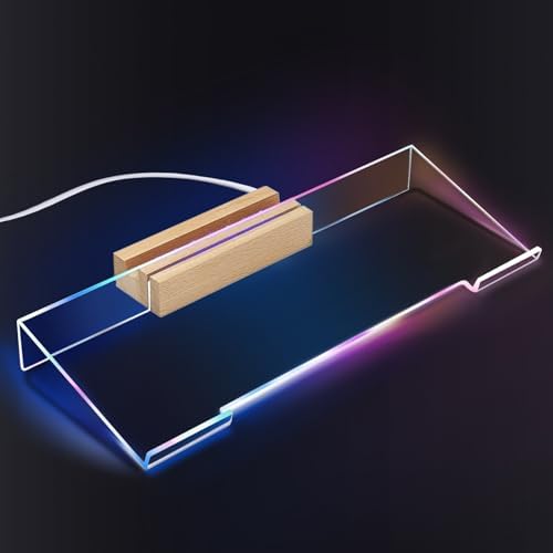 Amazon.com: Computer Acrylic Keyboard Stand,Keyboard Holder with ...