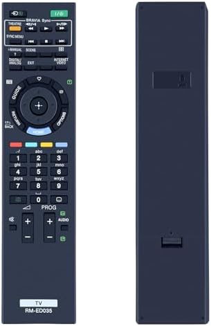 RM-ED035 Replacement Remote Control for Sony LCD TV Compatible with KDL ...