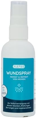 Alcohol Free Wound Spray (75 ml) | Made in Germany | Wound Cleaning ...