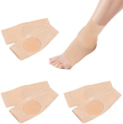 Lot de 3 paires de chaussettes de protection de cheville en gel ...
