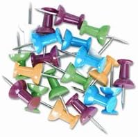 Amazon.com: Universal Assorted Color Push Pins : Office Products
