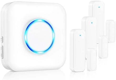 Door Chime, Satisure Wireless Door Open Contact Sensor Alarm Chime with ...