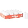Bolsius Smooth Pillar Candles - White - Pack of 12-8 x 6 cm ...