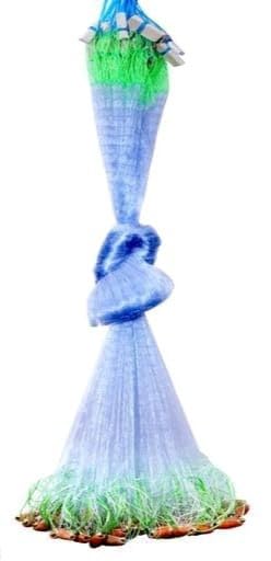 Buy Fishing NETS 3 Finge R/70 MM Hole Size MUD Sinker Ready to USE Fish ...