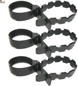 BricoLoco.com Lot de 3 sangles réglables pour attacher les arbres aux ...