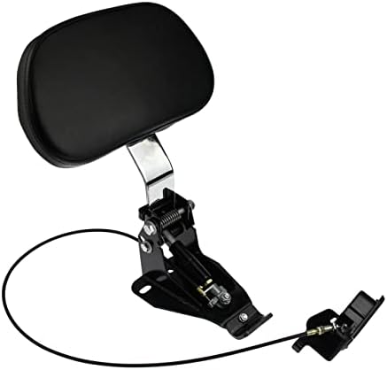 Amazon.com: HCmotorku Motorcycle Adjustable Driver Backrest with ...