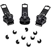 Amazon.com: Zipper Repair Kit - #5 Vislon Auto Lock Sliders - 3 ...