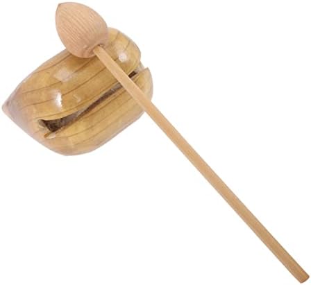 Amazon.com: FUNOMOCYA 1 Set wooden fish monk temple block wooden zen ...