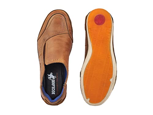 Buy Buckaroo: Lamar Genuine Leather Tan Casual Shoes for Mens at Amazon.in