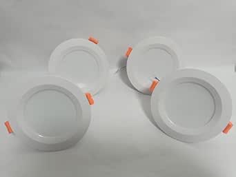 Trendy 9W Circular LED Concealed Downlight for Ceiling, White Round ...