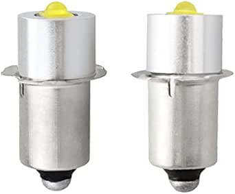 P13.5S High Power LED Bulb, Replacement Flashlight, DC 3V 6V 12V, 3W ...