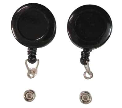 Beauty Tool Round Shape Yo-Yo Retractable Key Ring for ID Card Holder ...