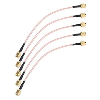 RF Coaxial Cable, 5Pcs 50Ω Impedance Professional Cable for Hotspot ...