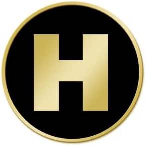 Amazon.com: Letter H Pins - Alphabet Initial Letter H Lapel Pin 1 Pack ...