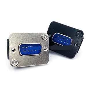 Amazon.com: AXAUCHOZ DB9 Connector Panel Mounting D Type Connector 9pin ...